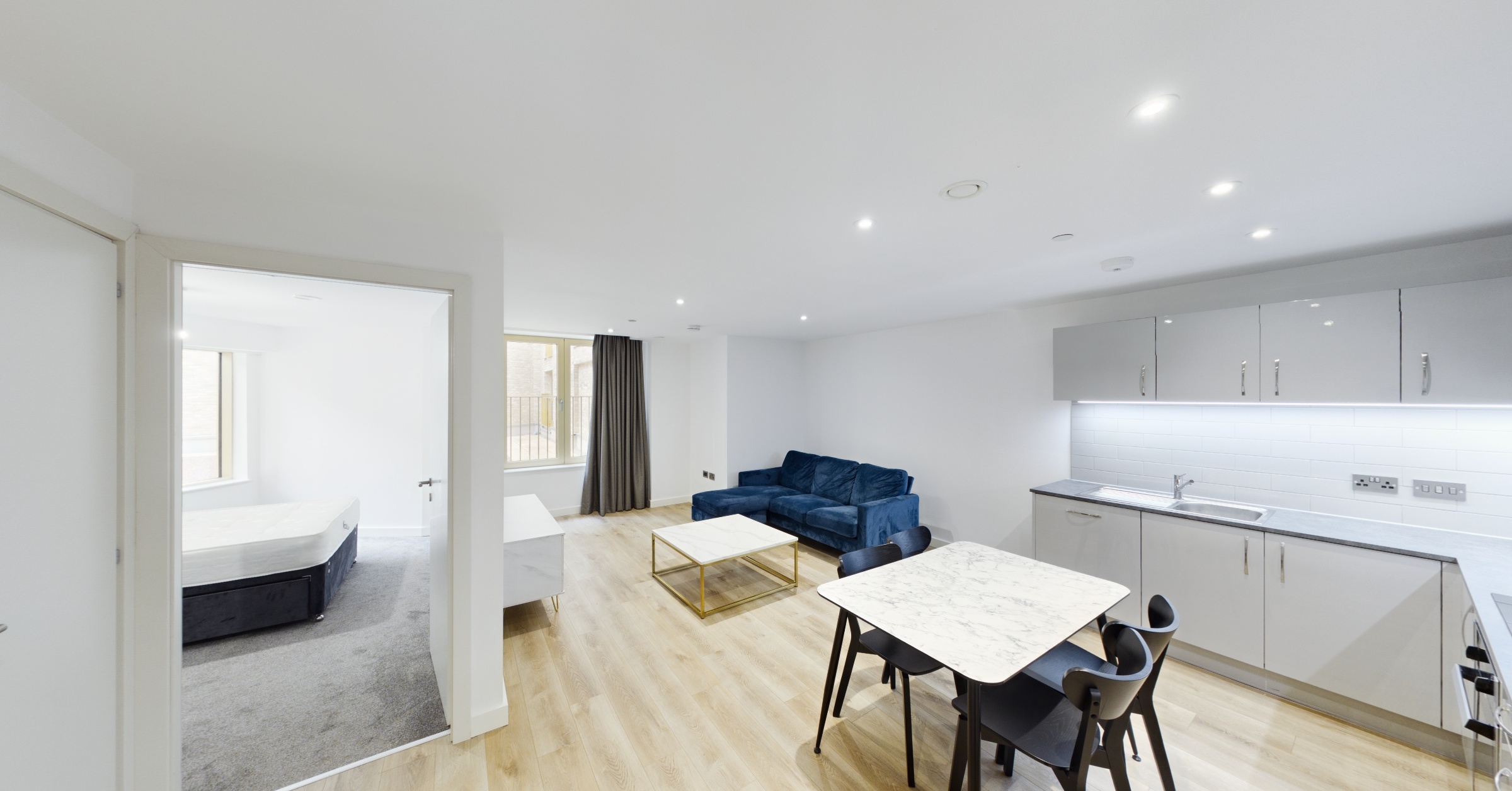 Flat 3, Block A The Quarters - 1 bed furnished